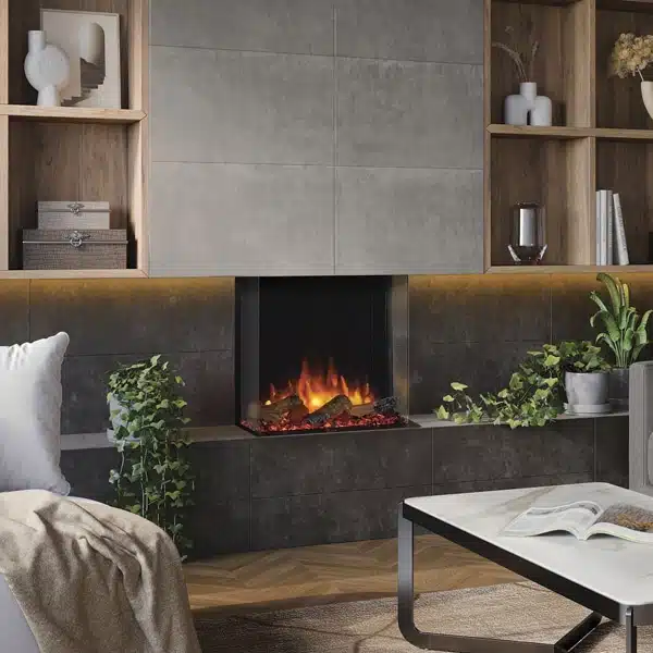 Gazco eReflex 55RW Electric Fire - 1-2-3 Sided Options | Log Burners