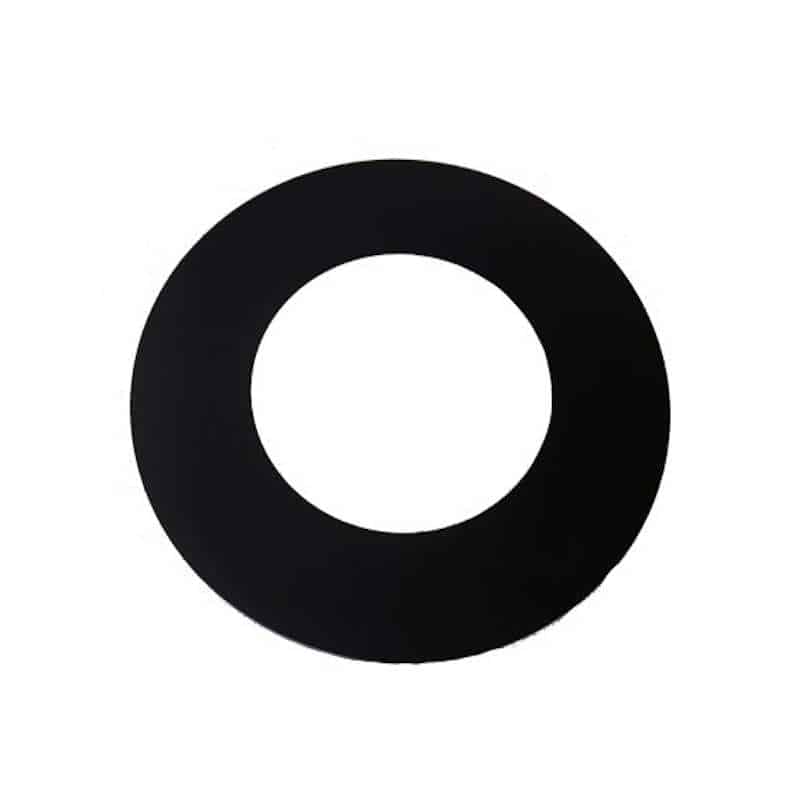 Schiedel 6 inch ICID Plus 90° Trim Collar - Matt Black | Log Burners